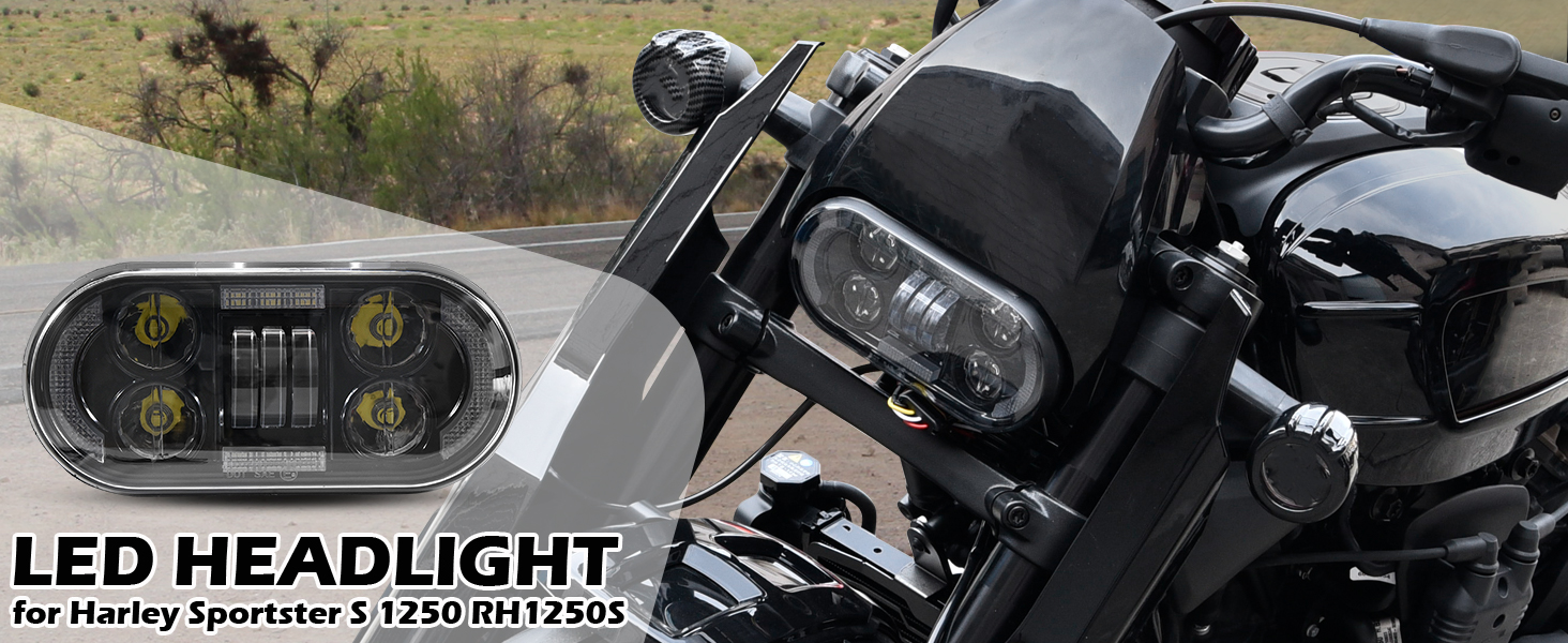 Upgrade LED Headlight for Harley Sportster S 1250 RH1250S 2021-2023 ...