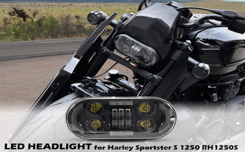 Illuminate Your Ride: The VEISUTOR Upgrade LED Headlight for Harley Sportster S 1250 – VEISUTOR