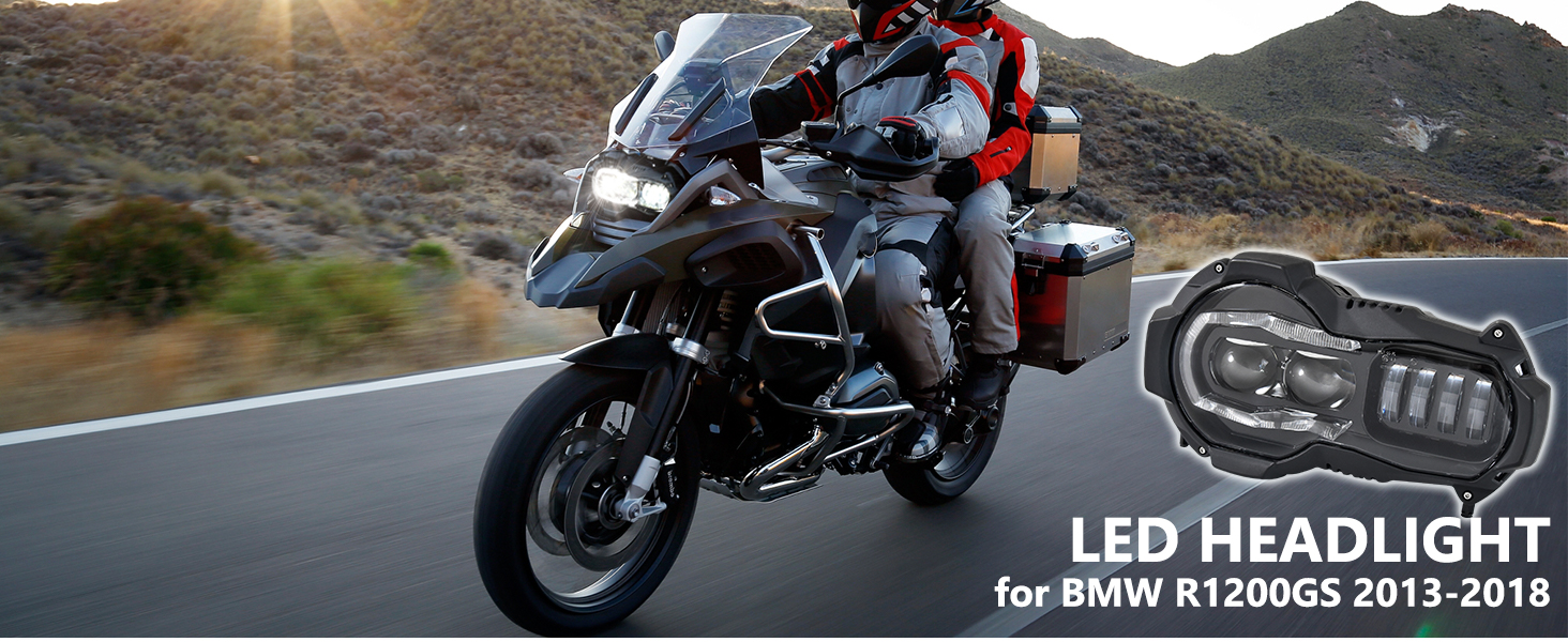 LED Headlights Assembly for BMW R1200GS R 1200 GS ADV Adventure 2013 ...