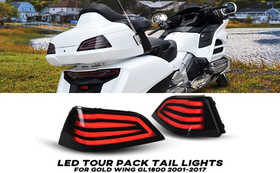 Illuminate Your Ride: VEISUTOR LED Tour Pack Tail Lights – VEISUTOR