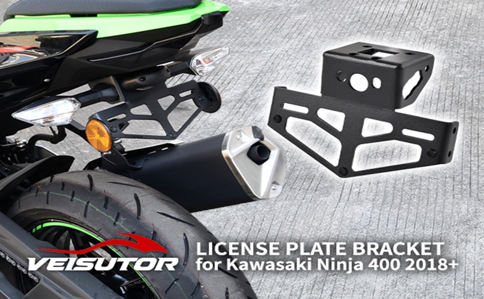 License Plate Bracket License Plate Holder for Kawasaki Ninja 400 Z400 ...