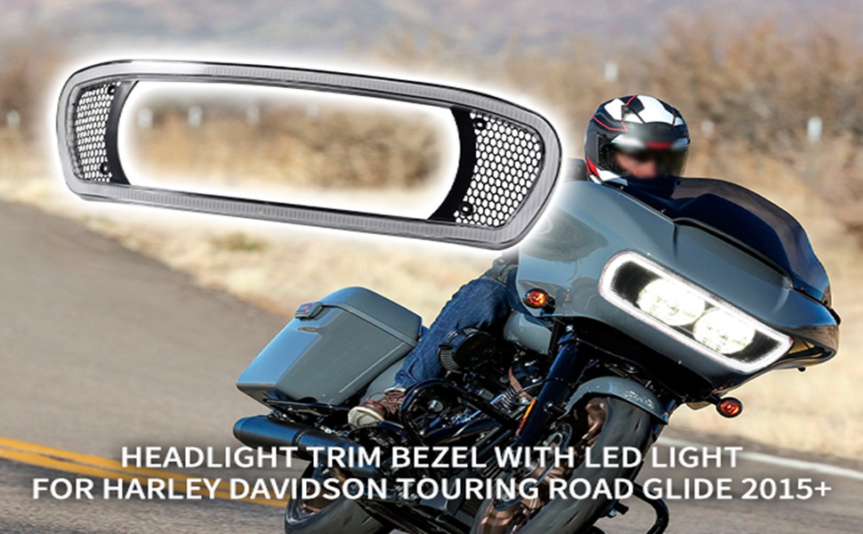 Installation of Harley Headlight Trim Bezel Light – VEISUTOR