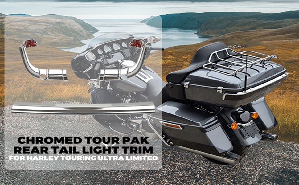 Installation of VElSUTOR King Tour Pak Tail Lamp Trim for Ultra Limited ...