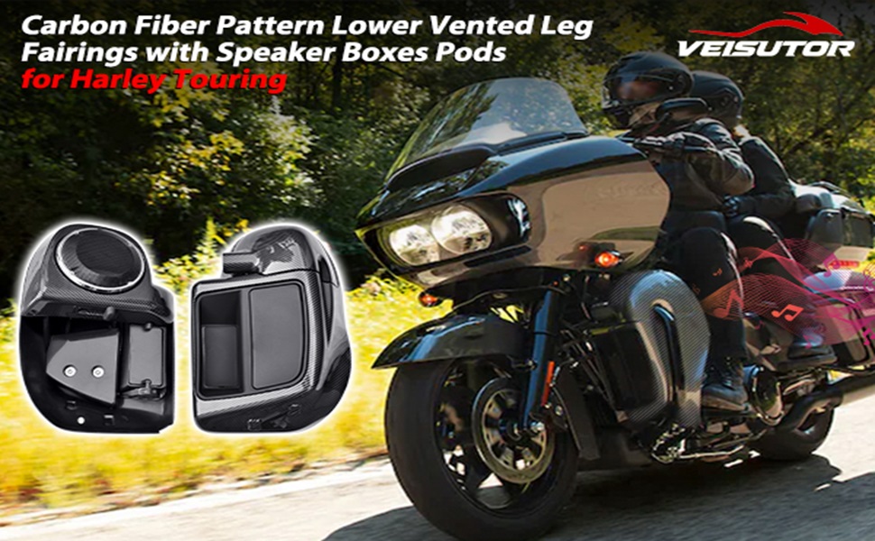 Ride in Comfort and Style: VEISUTOR Carbon Fiber Lower Vented Leg ...
